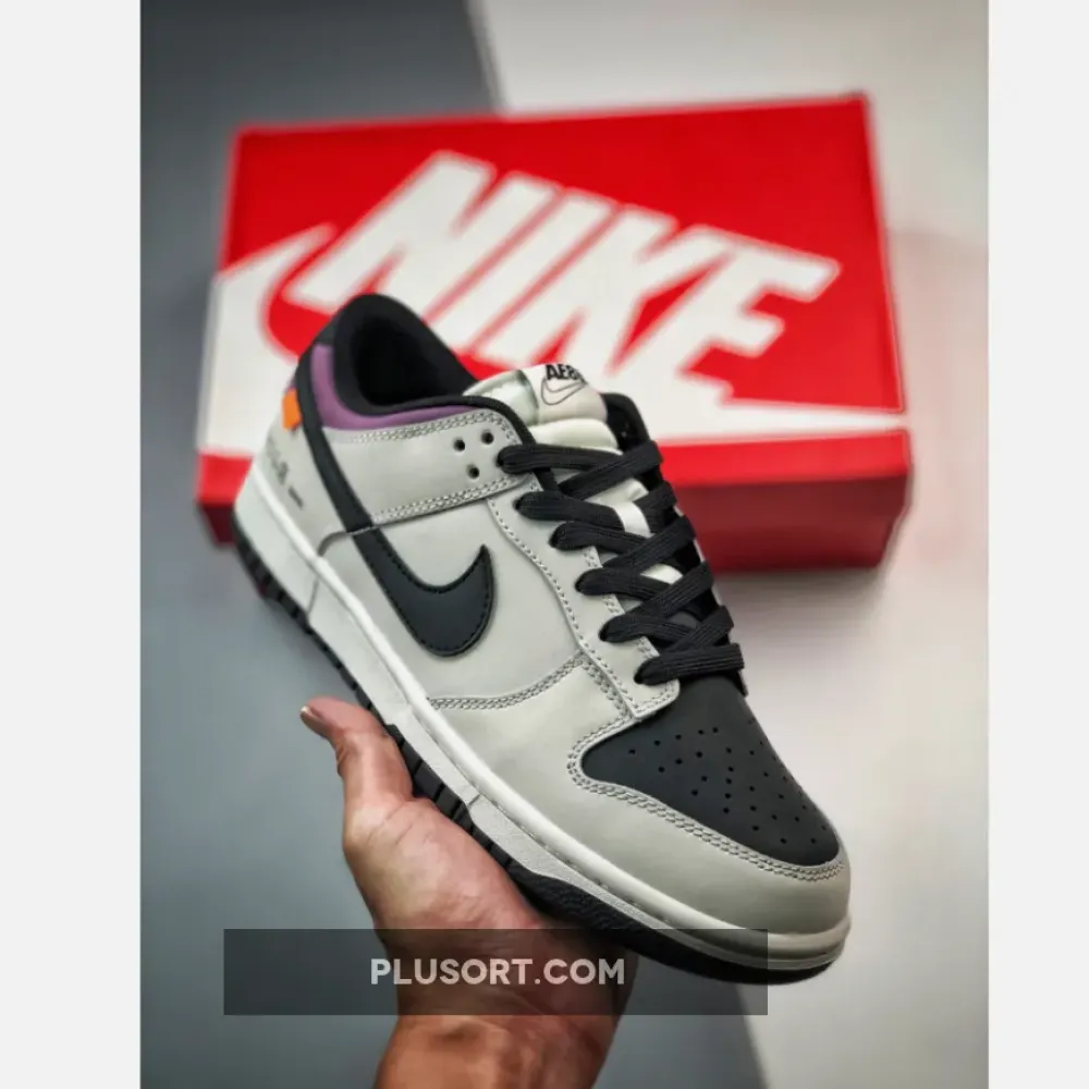 no-brainer* x Nike Dunk Low ‘AE86’ Grey Black Purple AE1391-086 ...